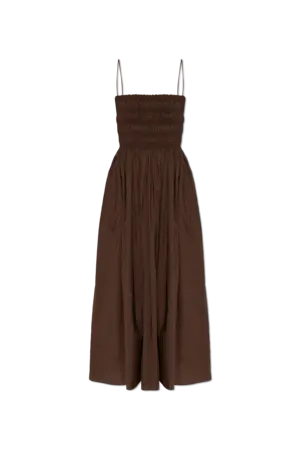Matteau Off-shoulder Maxi Dress - Brown