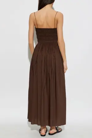 Matteau Off-shoulder Maxi Dress - Brown