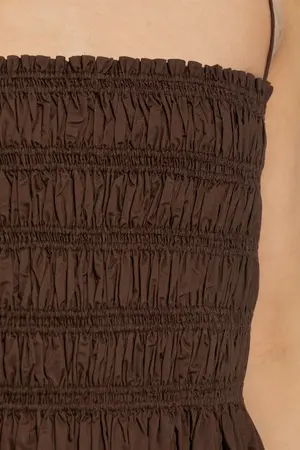 Matteau Off-shoulder Maxi Dress - Brown