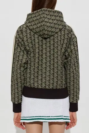 Lacoste Monogram Zip-up Sweatshirt
