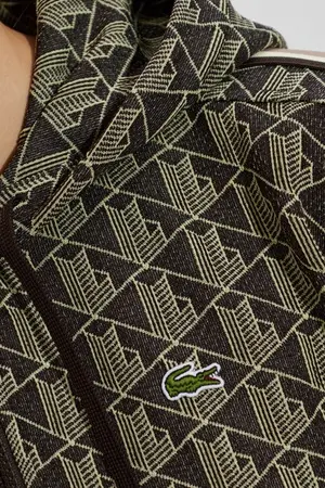 Lacoste Monogram Zip-up Sweatshirt