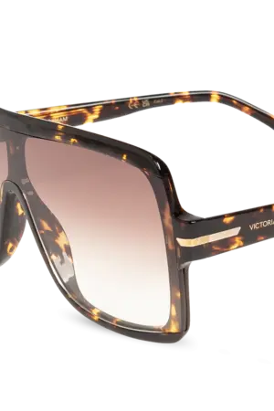 Victoria Beckham Rectangular Sunglasses - Brown