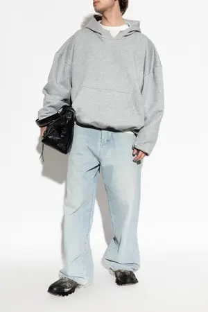 MISBHV Oversized Cotton Hoodie With Embroidered Detail