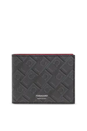 FERRAGAMO Monogram Wallet - Grey
