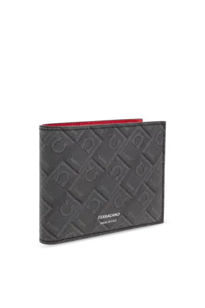 FERRAGAMO Monogram Wallet - Grey