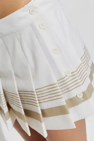 Lacoste Pleated Mini Skirt