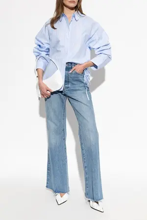 FRAME The Lax" High Rise Bootcut Jeans - Blue