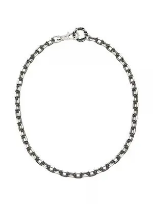 YOJ X-large Chain Necklace - Black