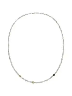 YOJ Curb Chain Necklace - Silver