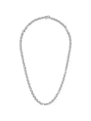 YOJ Oto Rolo-chain Necklace - Silver