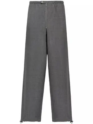 Prada Virgin Wool Tailored Trousers
