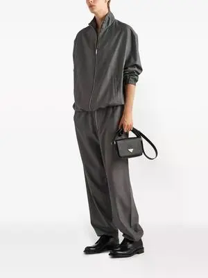 Prada Virgin Wool Tailored Trousers