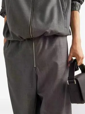 Prada Virgin Wool Tailored Trousers