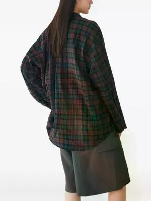 STUDIO TOMBOY Checkered Oversized Shirt