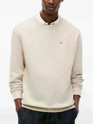Tommy Hilfiger Logo Patch Sweatshirt - Neutrals