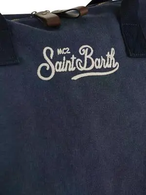 MC2 SAINT BARTH Embroidered Logo Tote Bag