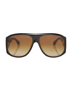 Chloé Oversized Logo Sunglasses - Brown