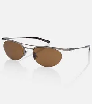 Saint Laurent Sl Logo Oval Sunglasses