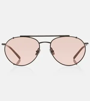 Brunello Cucinelli Aviator Sunglasses - Silver