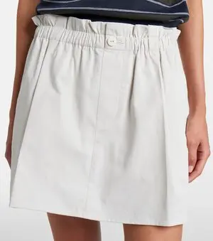 Vince Cotton Twill Skort - White