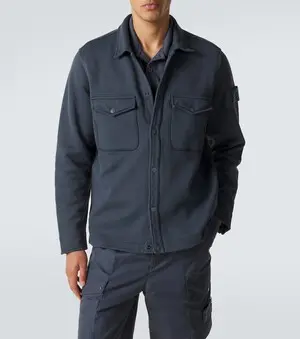 Stone Island Cotton Fleece Shirt