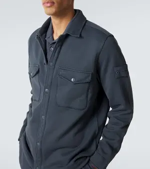 Stone Island Cotton Fleece Shirt
