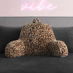 Juicy Couture Bling Backrest Pillow - Leopard