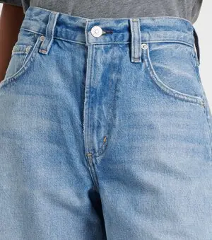 Citizens Of Humanity Court Denim Bermuda Shorts - Blue