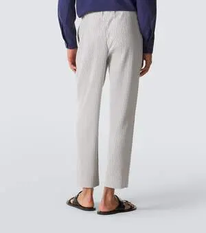 Issey Miyake Homme Plissé Pleated Straight Leg Trousers