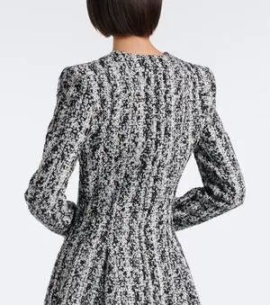 Balmain Tweed Mini Dress - Black