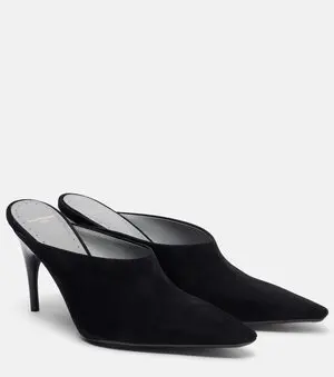 Balenciaga Gold Tone Mules Clogs For Women