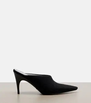 Balenciaga Duchesse Suede Mules