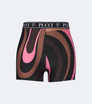 Emilio Pucci Marmo Jersey Shorts - Multicoloured