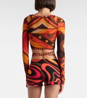 Emilio Pucci Marmo Jersey Shorts