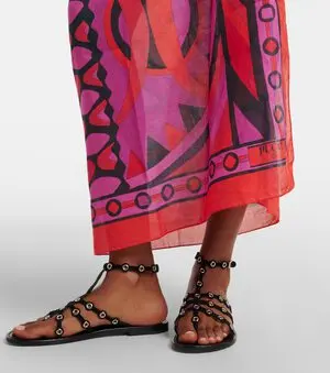 Emilio Pucci Vivara Cotton Beach Cover-up