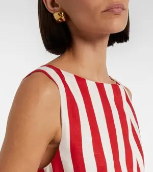 Posse Pamela Striped Linen Vest