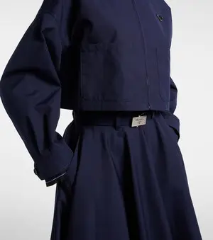 Prada Poplin Blouson Jacket - Blue