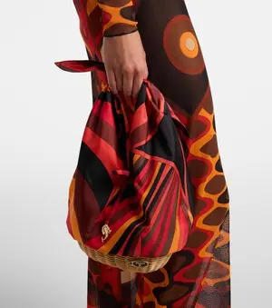 Emilio Pucci Silk Top-handle Bag - Multicoloured