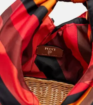 Emilio Pucci Silk Top-handle Bag - Multicoloured