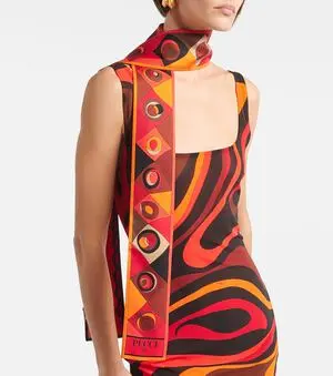 Emilio Pucci Manuba Silk Twill Scarf