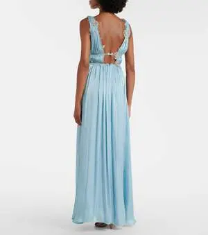 Costarellos Embellished Gown