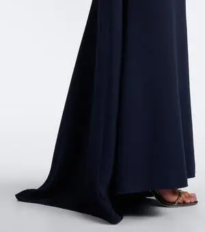 Costarellos Embroidered Gown