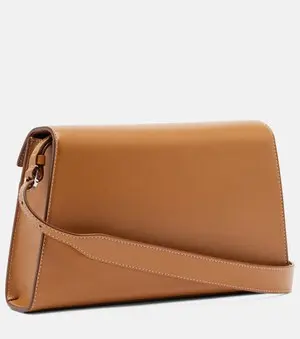 Savette Symmetry Leather Shoulder Bag - Brown