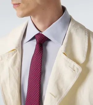 Giorgio Armani Archivio Silk Jacquard Neck Tie