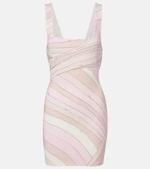 Emilio Pucci Iride Jersey Minidress - Pink