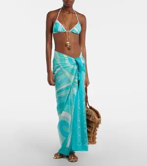 Emilio Pucci Iride Cotton Beach Cover-up
