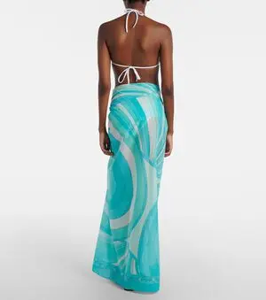 Emilio Pucci Iride Cotton Beach Cover-up