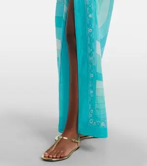 Emilio Pucci Iride Cotton Beach Cover-up