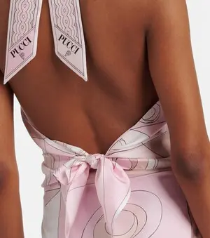 Emilio Pucci Occhi Silk Twill Top