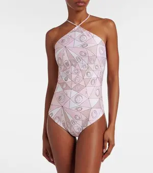 Emilio Pucci Occhi Open-back Swimsuit